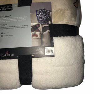 Cuddl Duds | Bedding | Nwt Cuddl Duds Reversible Dogs Throw 5x60 | Poshmark